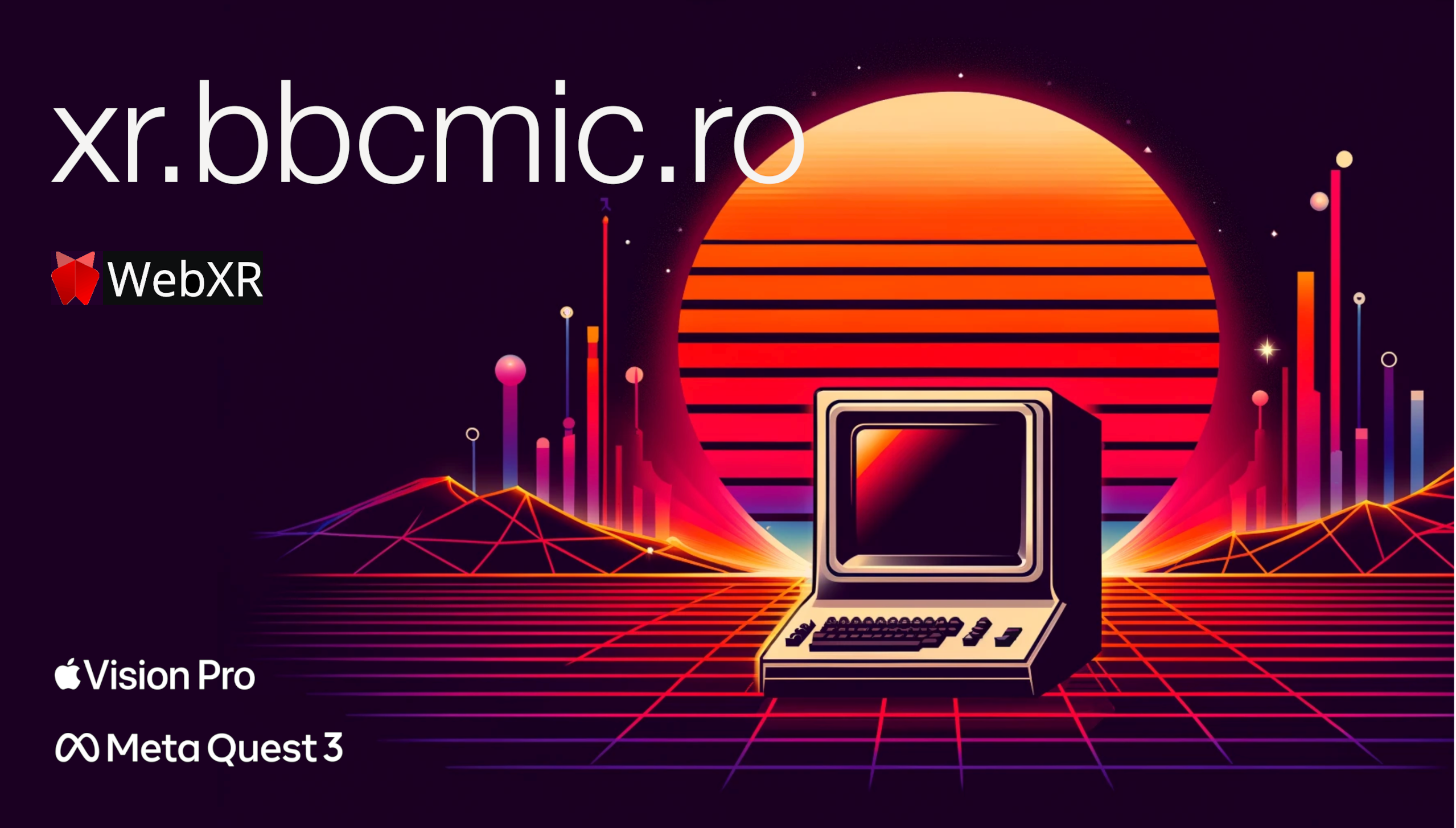 WebXR retro computer simulation | Dom Pajak